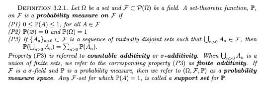 Solved Show by example that a finitely additive probability | Chegg.com