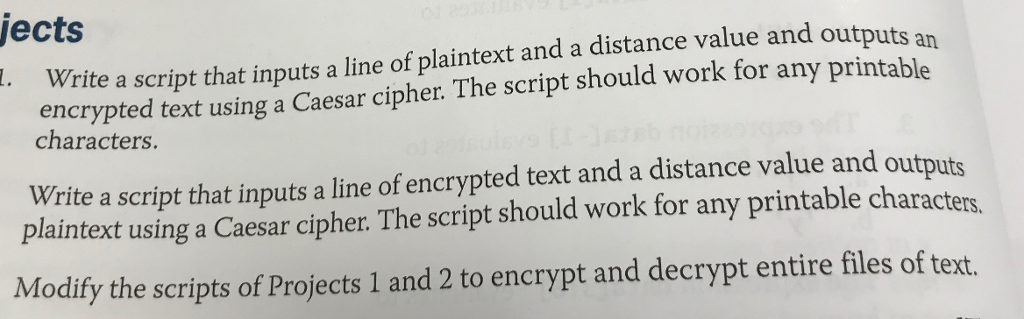 Jects Write A Script That Inputs A Line Of Plaintext 1639