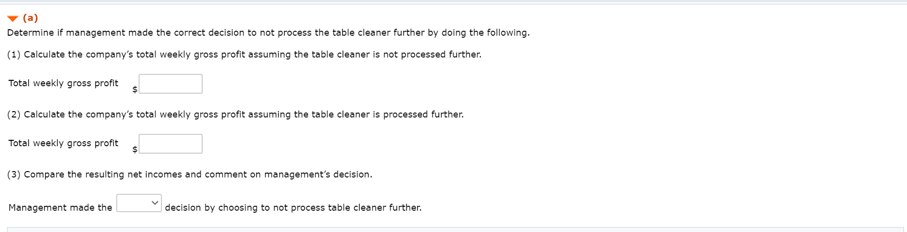 Solved Problem 23-03A a-b (Part Level Submission) Vaughn | Chegg.com