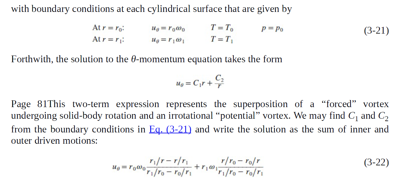 Solved 4. (9 pts) Consider flow between concentric | Chegg.com