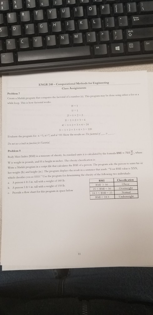 Solved F G H Enter Alt ENGR 240-Computational Methods for | Chegg.com