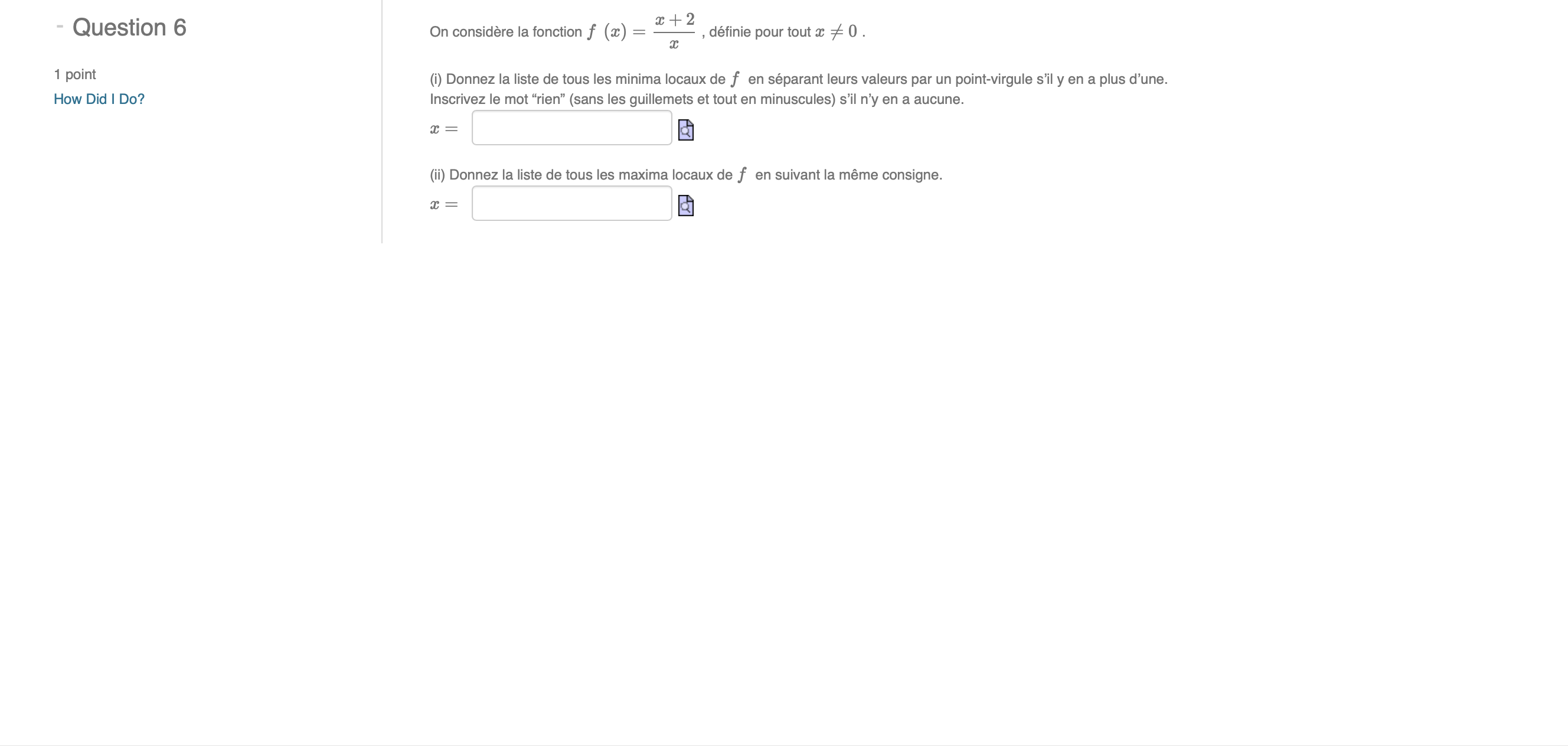 Solved On considère la fonction f(x)=x+2x, ﻿définie pour | Chegg.com