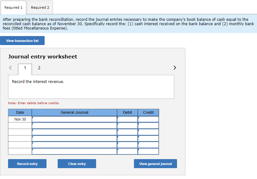 Solved 1. After preparing the bank reconciliation, record | Chegg.com