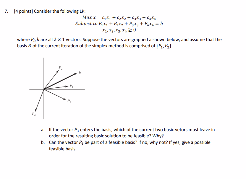 Solved [4 ﻿points] ﻿Consider the following | Chegg.com