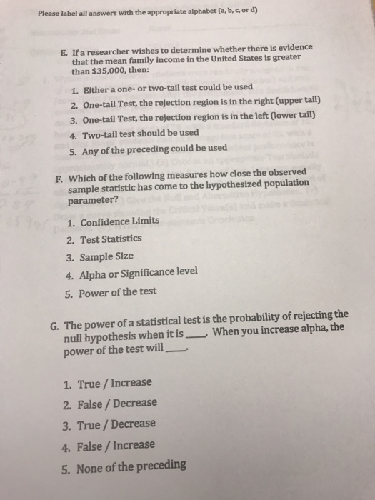 Solved If A Researcher Wishes To Determine Whether There Is