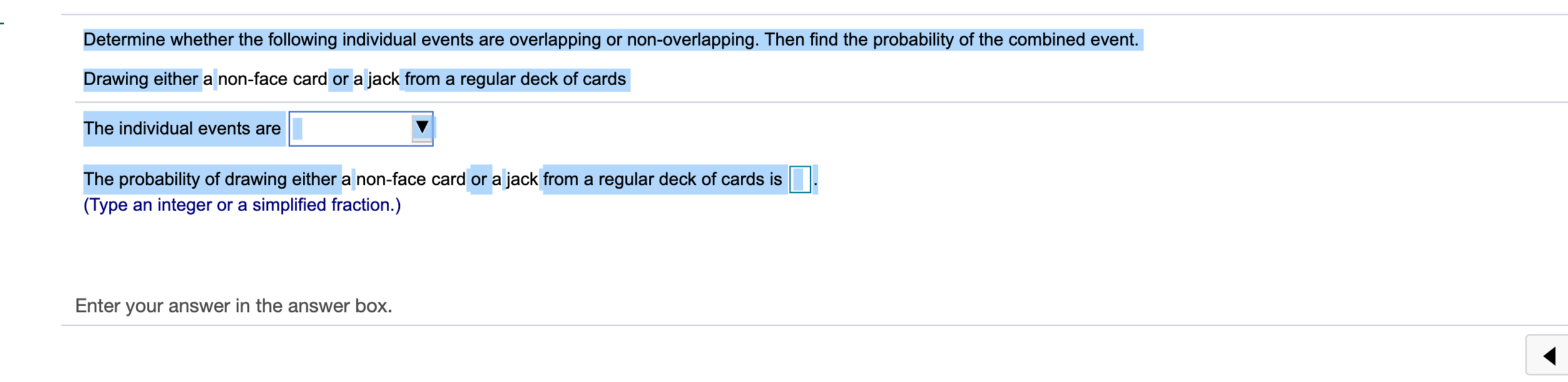 Solved Determine whether the following individual events are | Chegg.com