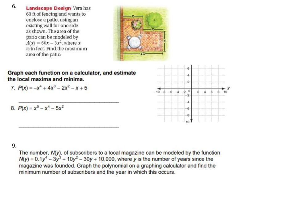 Solved Landscape Design Vera has 60 ft of fencing and wants | Chegg.com