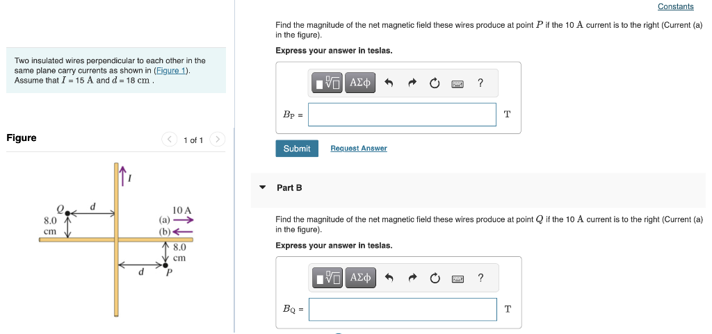 Solved Find the magnitude of the net magnetic field these | Chegg.com