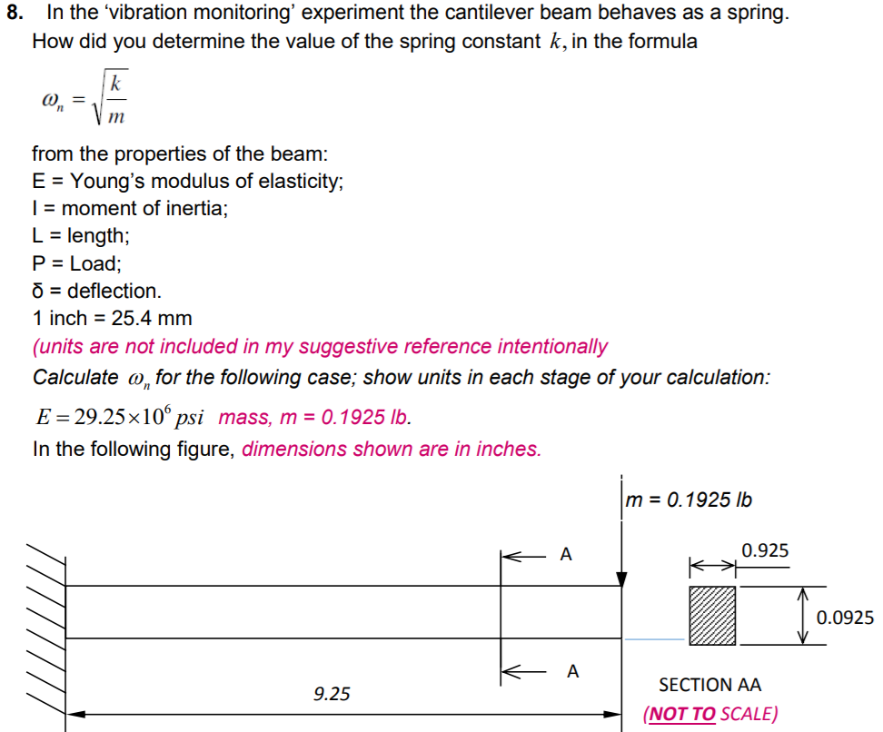 Spring Constant Of A Cantilever Beam Formula - The Best Picture Of Beam Spring Constant Of A Cantilever Beam Formula - The Best Picture Of Beam