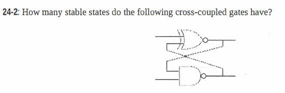 Solved 24-2: How many stable states do the following | Chegg.com