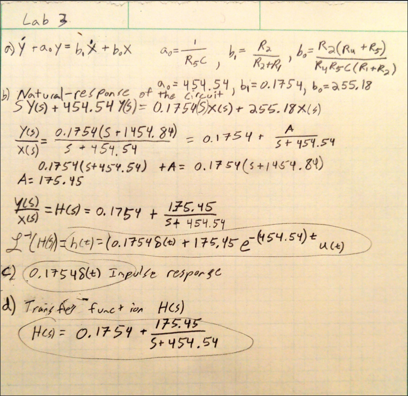 Solved A) How do I find the time constant for the rise and | Chegg.com
