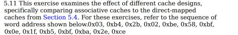 Solved 5.11 This exercise examines the effect of different | Chegg.com