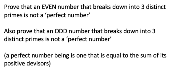 Solved Prove that an EVEN number that breaks down into 3 | Chegg.com