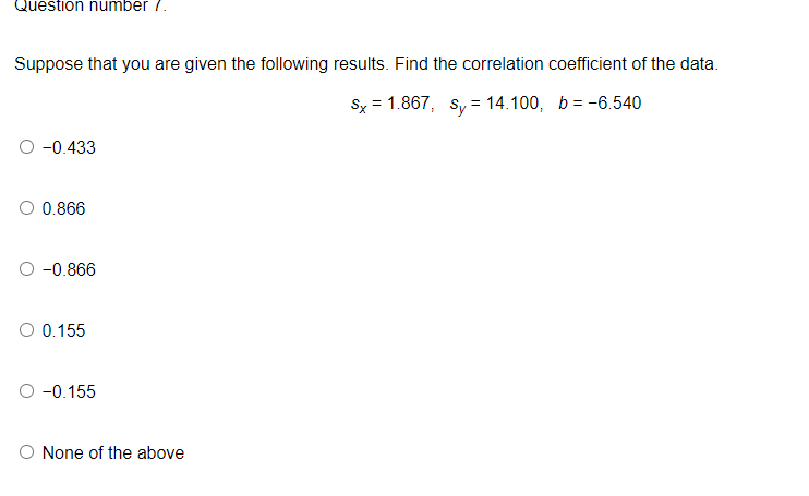 Solved Suppose that you are given the following results. | Chegg.com