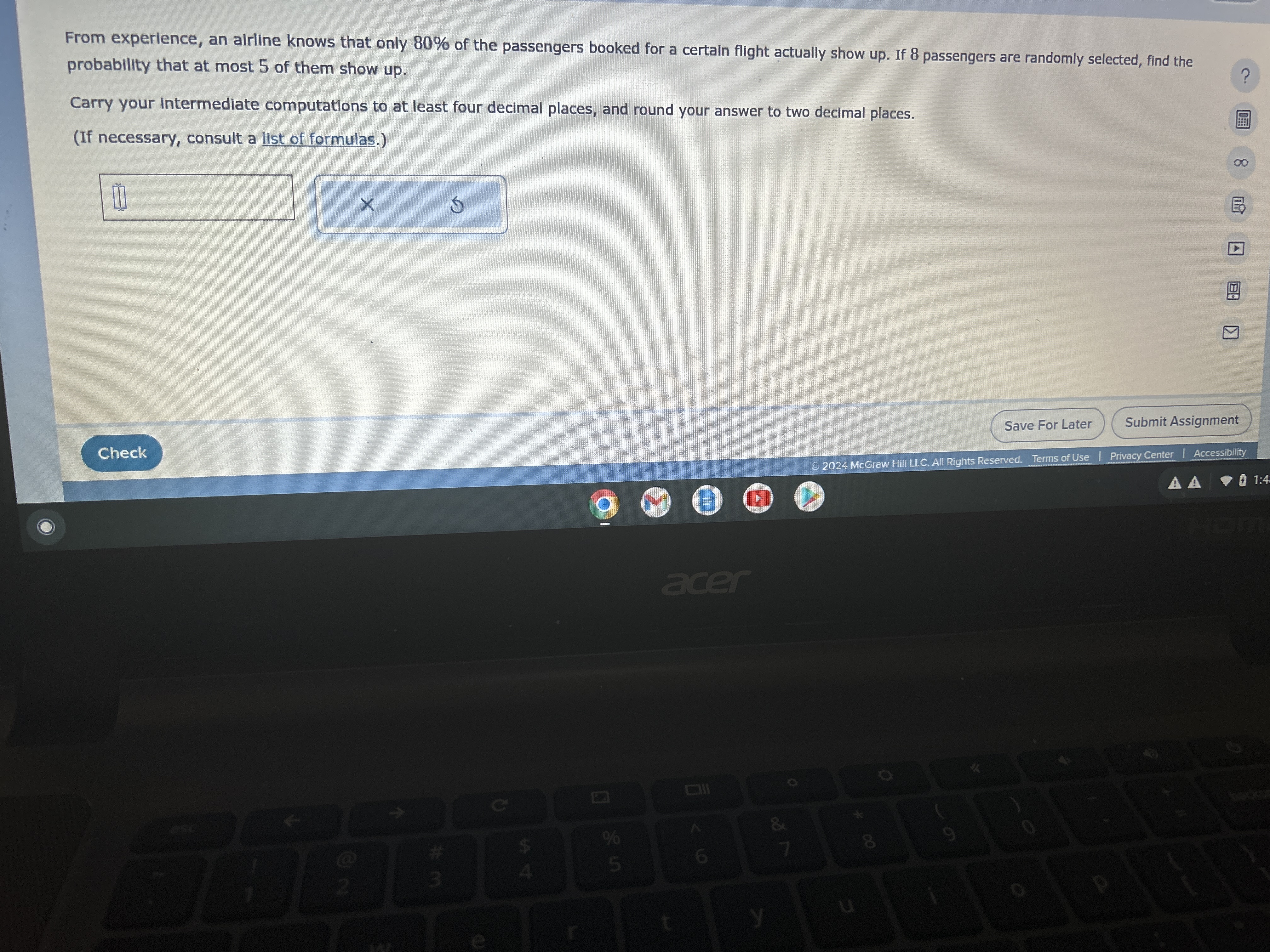 Solved Carry your intermediate computations to at least four | Chegg.com