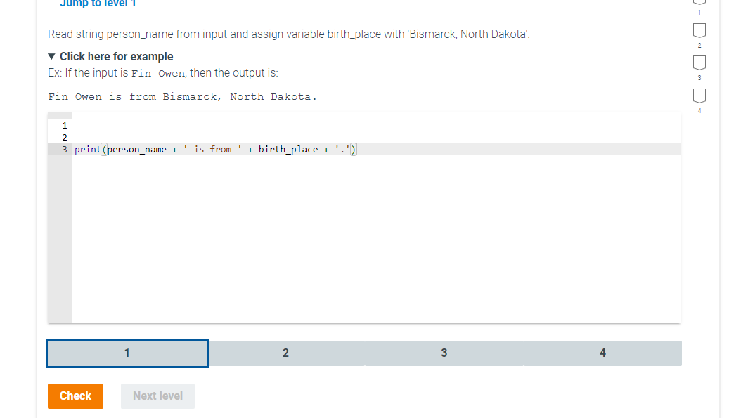 Solved Read string person_name from input and assign | Chegg.com