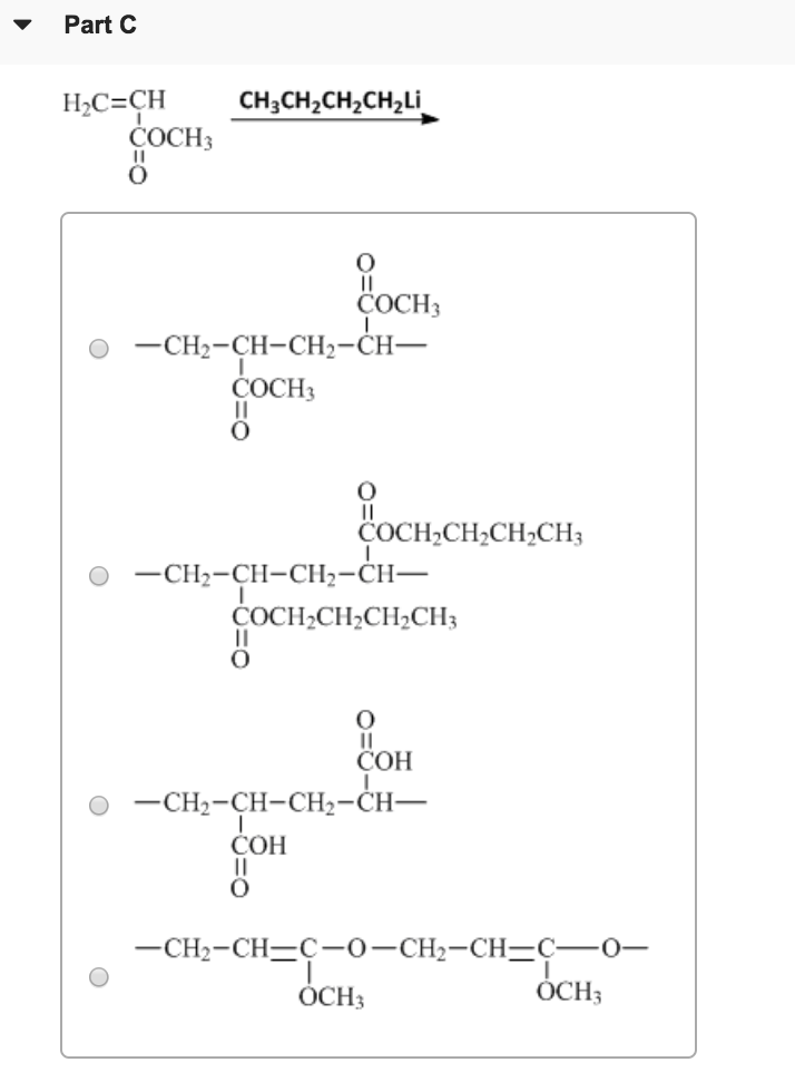 Solved Part B BF3, H20 OCH2CH3 -OCH2CHOCH2CHO OCH2CH3 | Chegg.com