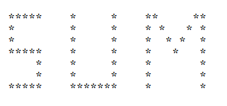 Solved C++ Create functions to print your initials in | Chegg.com