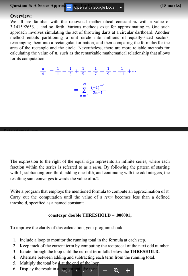 Solved Overview: We all are familiar with the renowned | Chegg.com