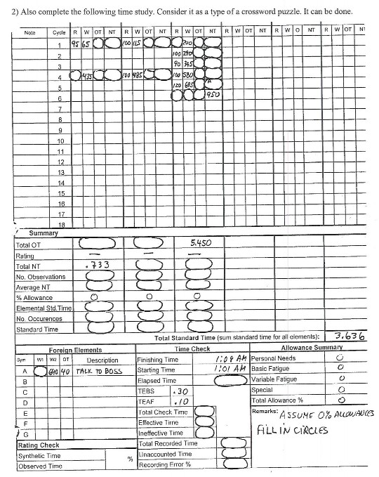 It is a continuous time study. We are supposed to | Chegg.com