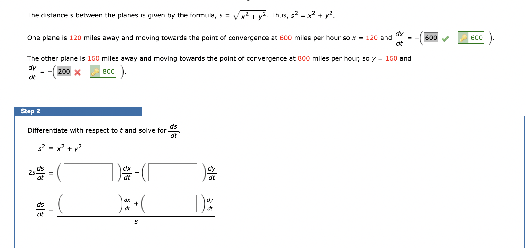Solved (a) At what rate (in mi/hr ) is the distance s | Chegg.com