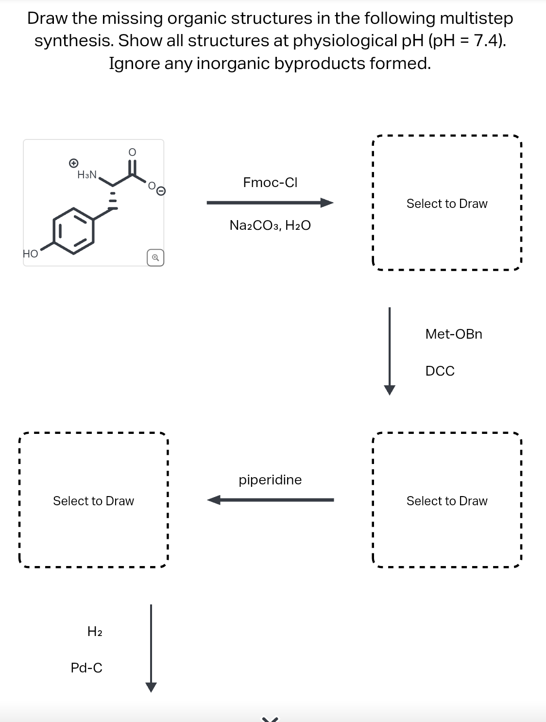 Solved Draw the missing organic structures in the following | Chegg.com