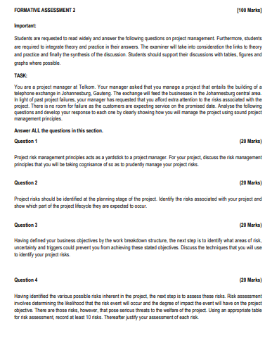 FORMATIVE ASSESSMENT 2 [100 Marks] Important: | Chegg.com