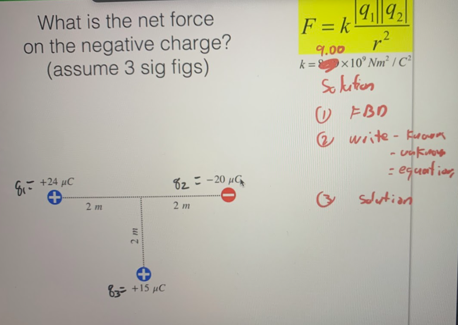 Solved Draw a Free Body Diagram Write the Knowns and | Chegg.com