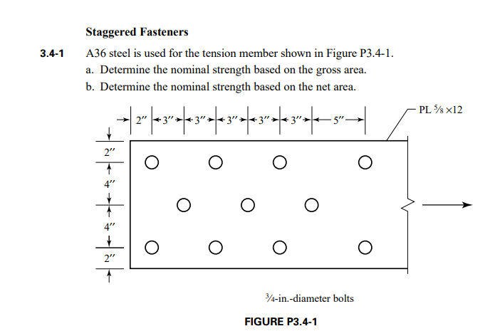 Solved For English system of units, for ASTM A36 steel, use | Chegg.com