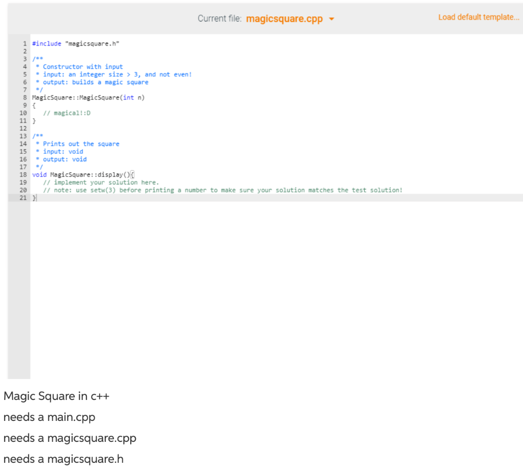 Solved CONCEPT: VECTORS A magic square is an n-by-n vector | Chegg.com