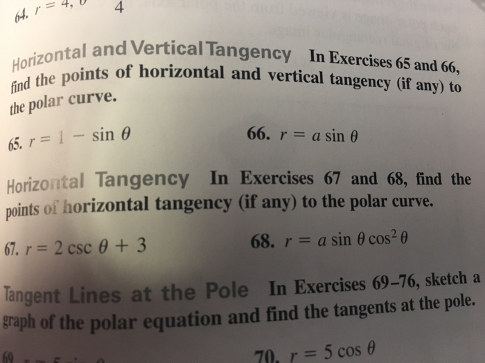 Solved Find the points of horizontal and vertical tangency | Chegg.com