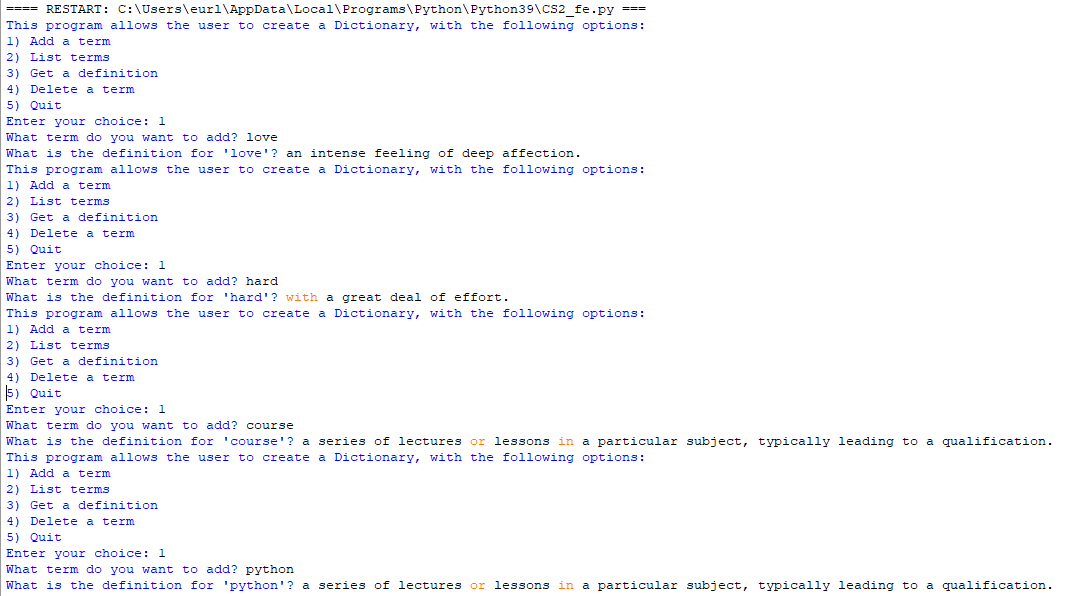 Solved A dictionary is a book or electronic resource that | Chegg.com