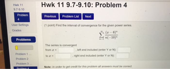 Solved Hwk 11 9.7-9.10 Hwk 11 9.7-9.10: Problem 4 Problem 4 | Chegg.com