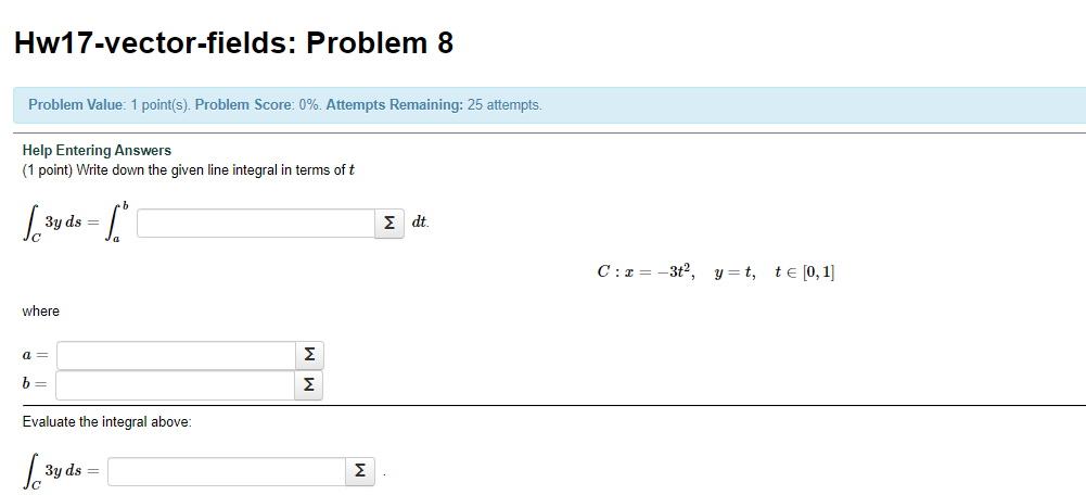 Solved Hw17-vector-fields: Problem 8 Problem Value: 1 | Chegg.com