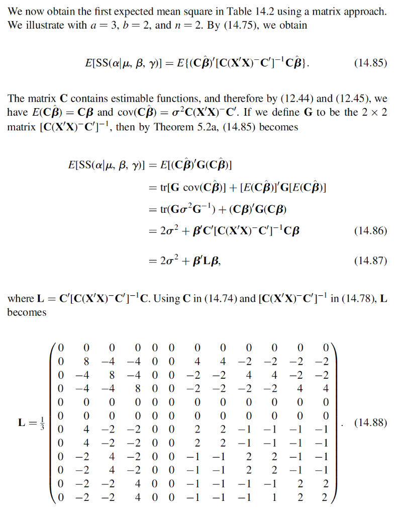 Obtain the following expected values using the method | Chegg.com