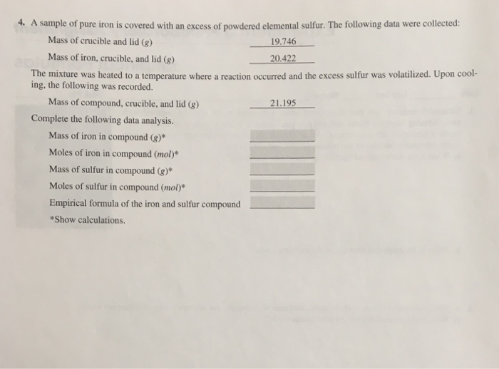 Solved Experiment 3 Prelaboratory Assignment Empirical | Chegg.com