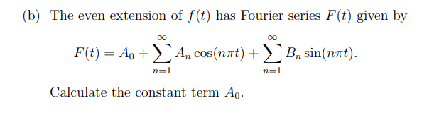 Solved Consider the function f(t) defined on the interval | Chegg.com