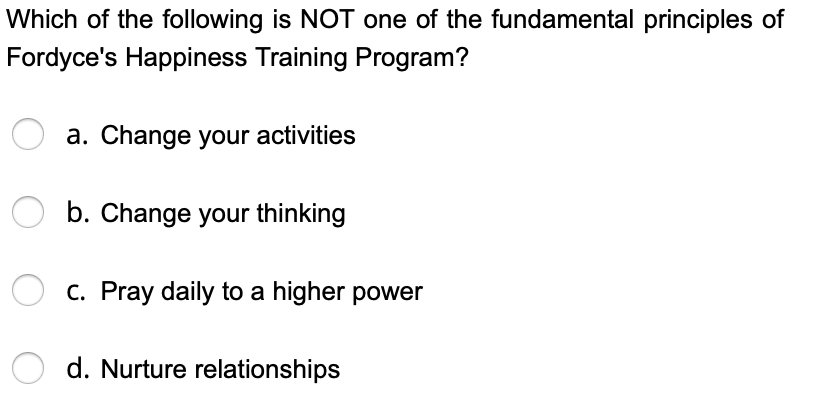 Solved Which of the following is NOT one of the fundamental | Chegg.com