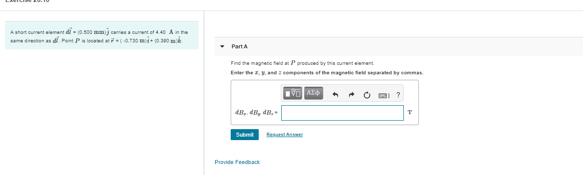 Solved LACILISE 20.IU A short current element di = (0.500 | Chegg.com Solved LACILISE 20.IU A short current element di = (0.500 | Chegg.com