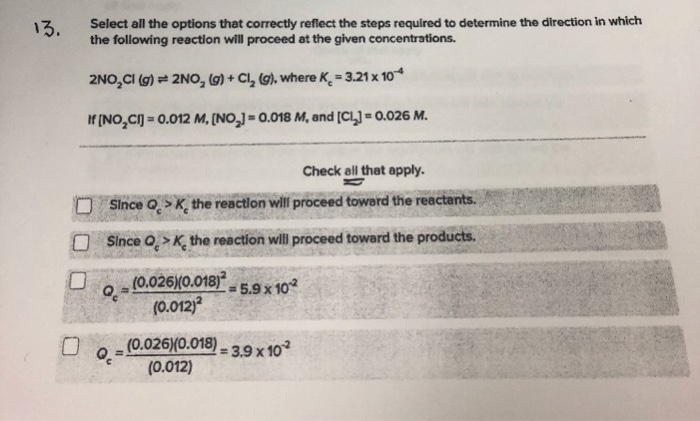 Solved 13. Select all the options that correcty reflect the | Chegg.com