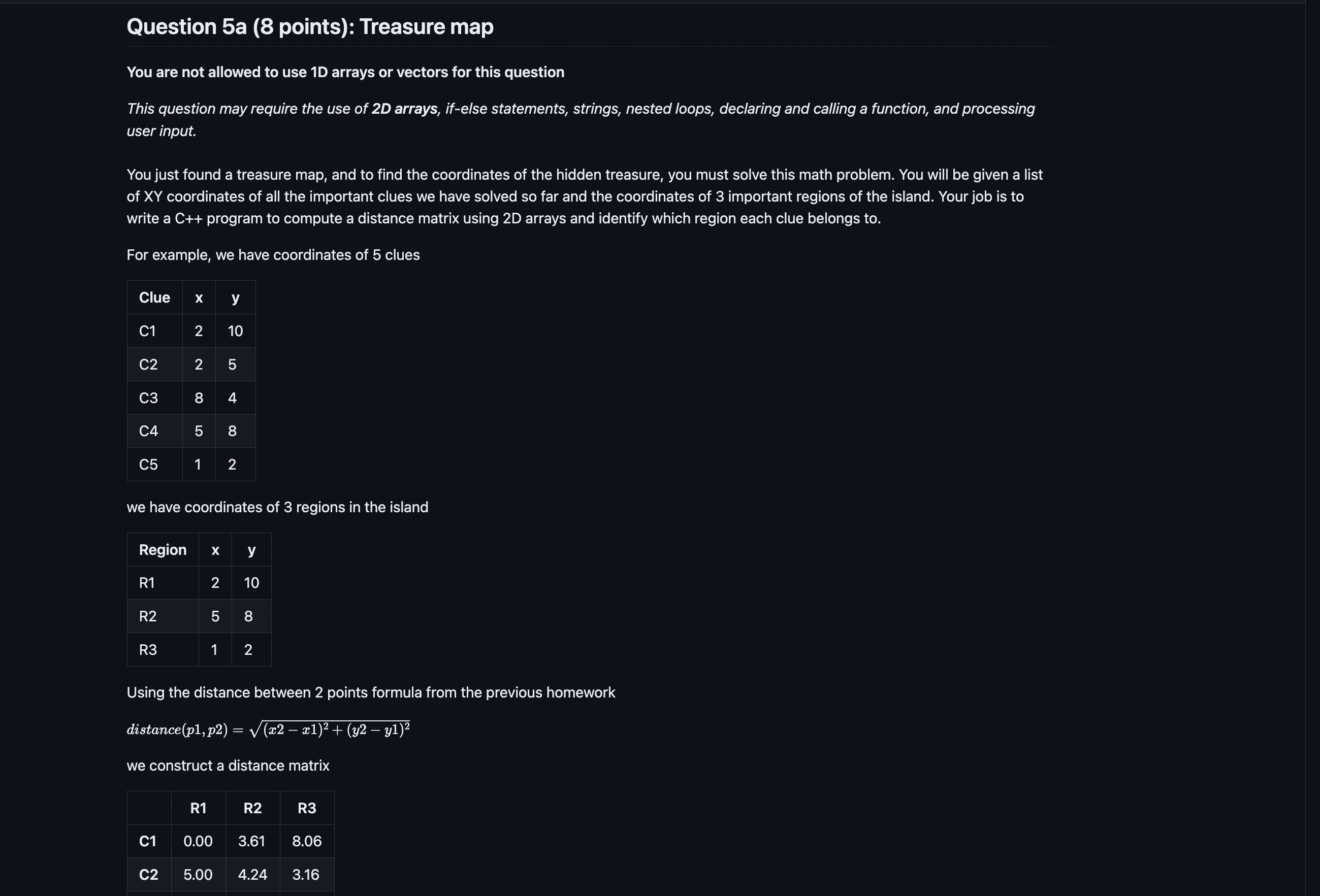 Solved Sample run 2: Elements in arrays const int CLUE_ROWS | Chegg.com