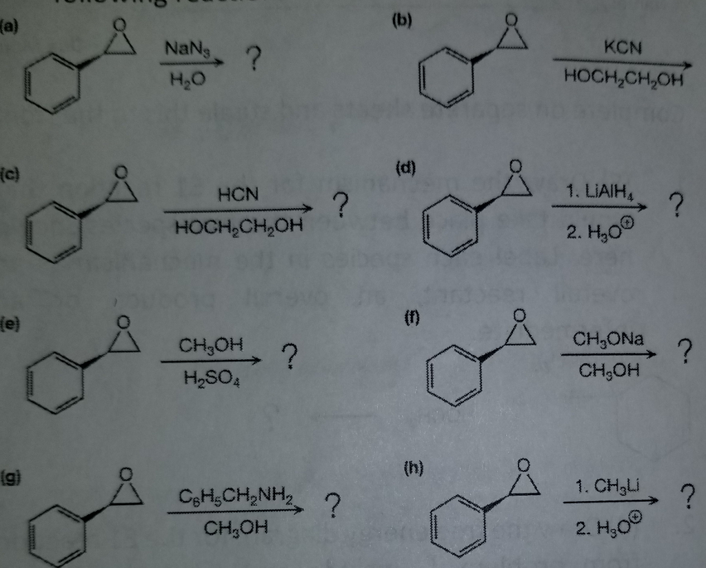 Solved KCN NaNg H2O HOCH2CH2OH 1. LiAIH4 HCN HOCH2CH2OH 2. | Chegg.com