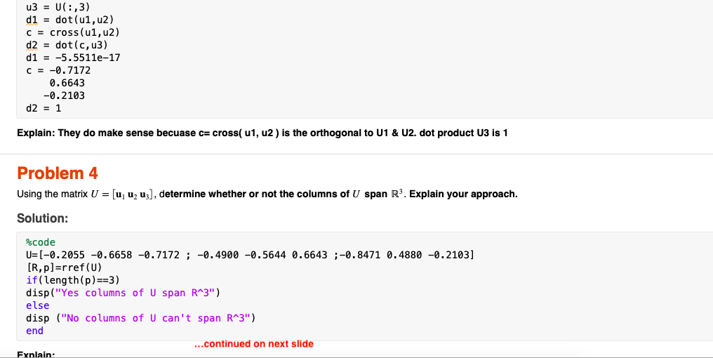 Helppp please!!? Linear algebra I need help with | Chegg.com