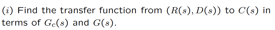 Solved The system shown uses a PI compensator Gc(s)=KP+sKI | Chegg.com
