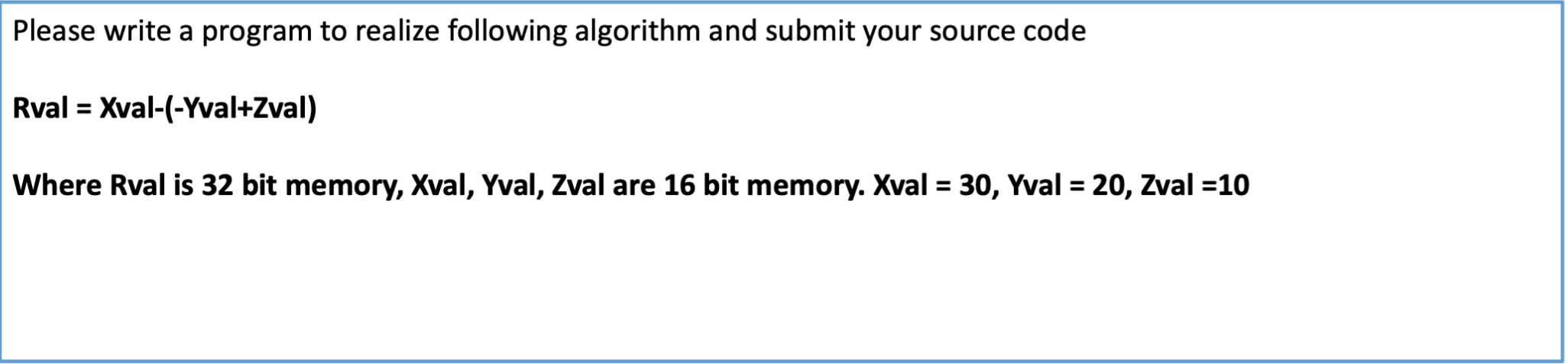 Solved Please write a program to realize following algorithm | Chegg.com