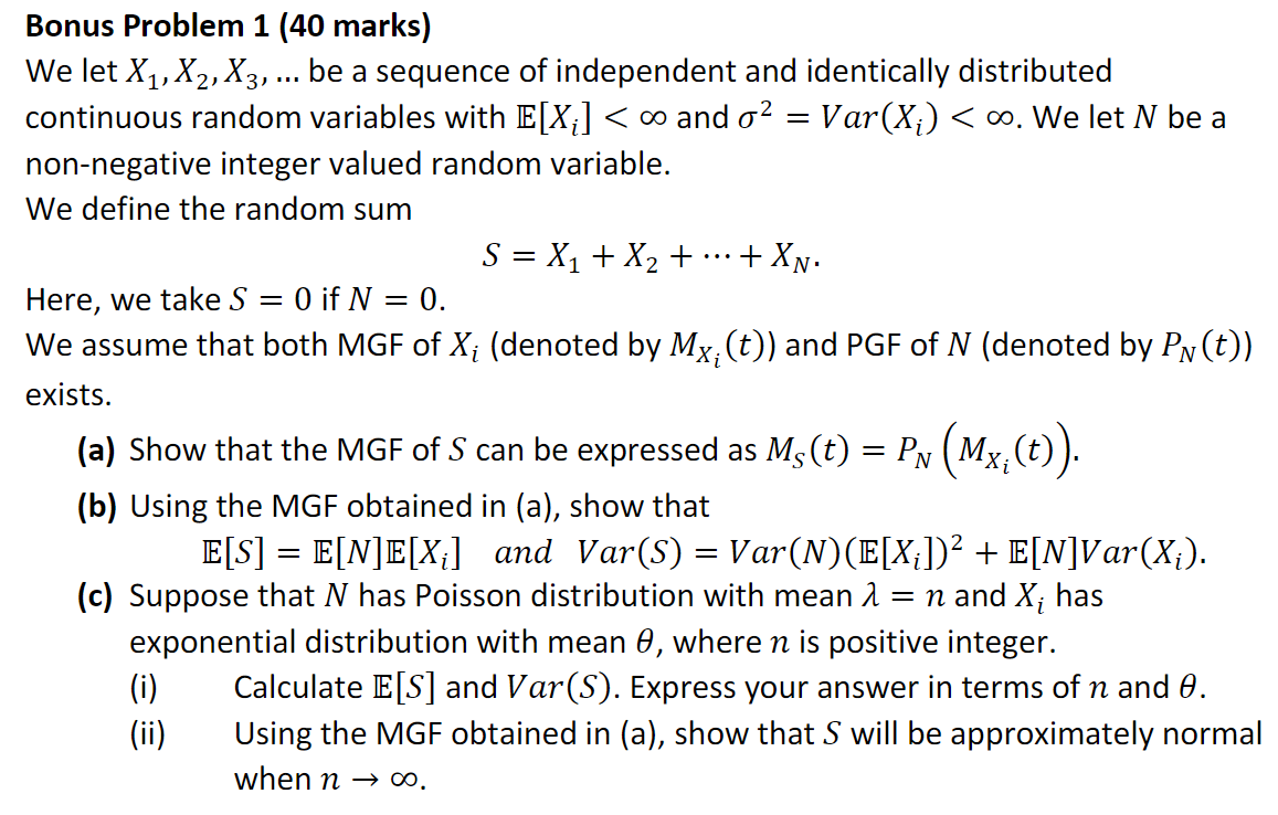 We Let X1x2x3 Be A Sequence Of Independent And 