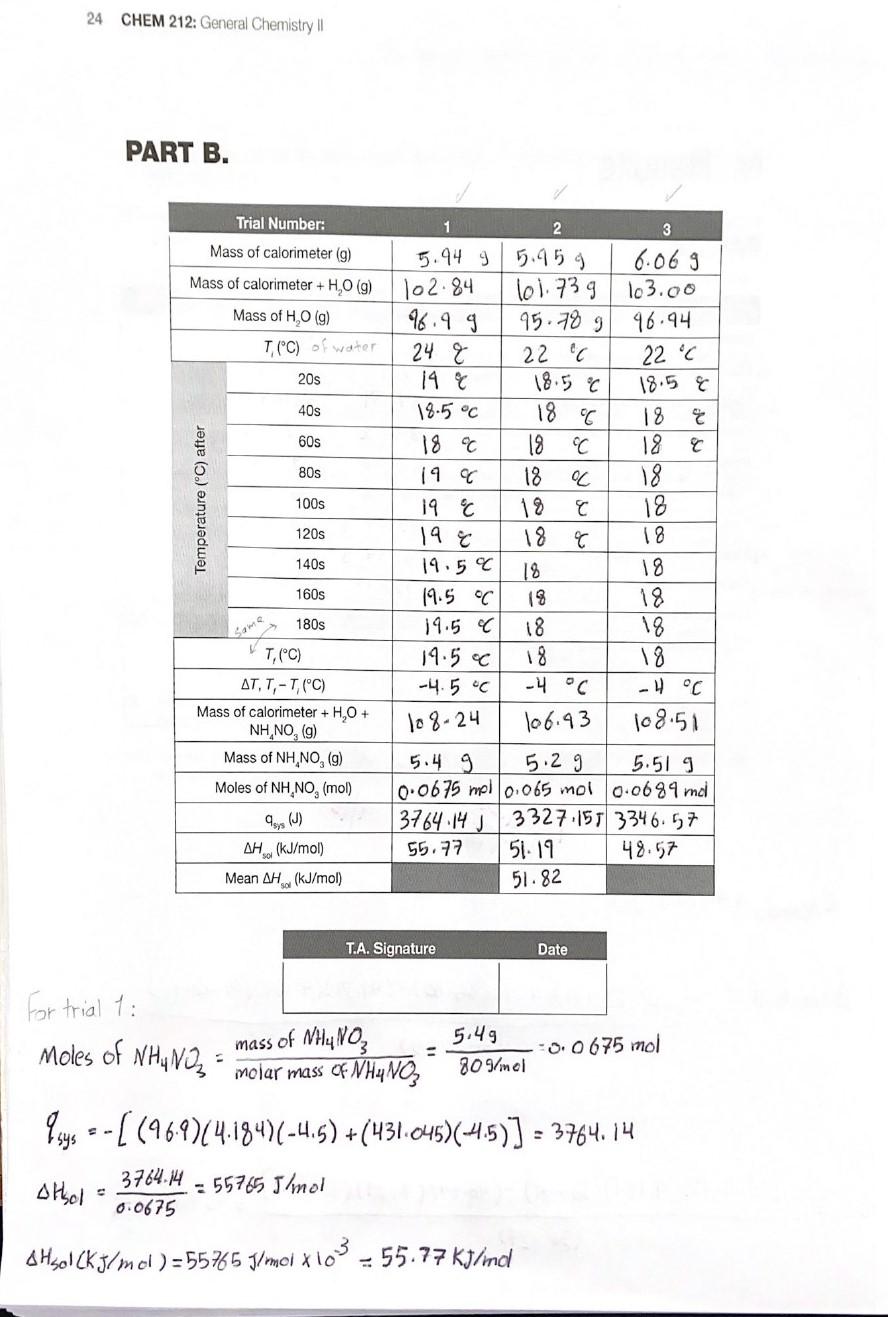 Solved LAB 3: Spontaneity 25 V. Questions 1. Is the process | Chegg.com