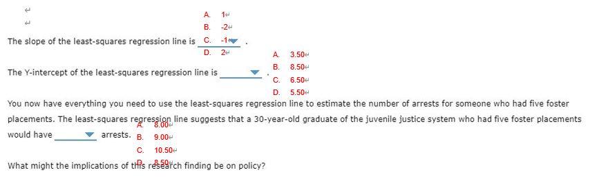 Solved 1. Using the regression line to make predictions | Chegg.com