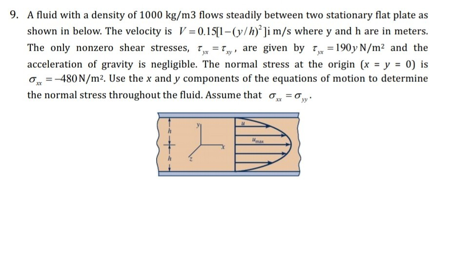 Solved 9 A Fluid With A Density Of 1000 Kg m3 Flows Chegg Solved 9 A Fluid With A Density Of 1000 Kg m3 Flows Chegg