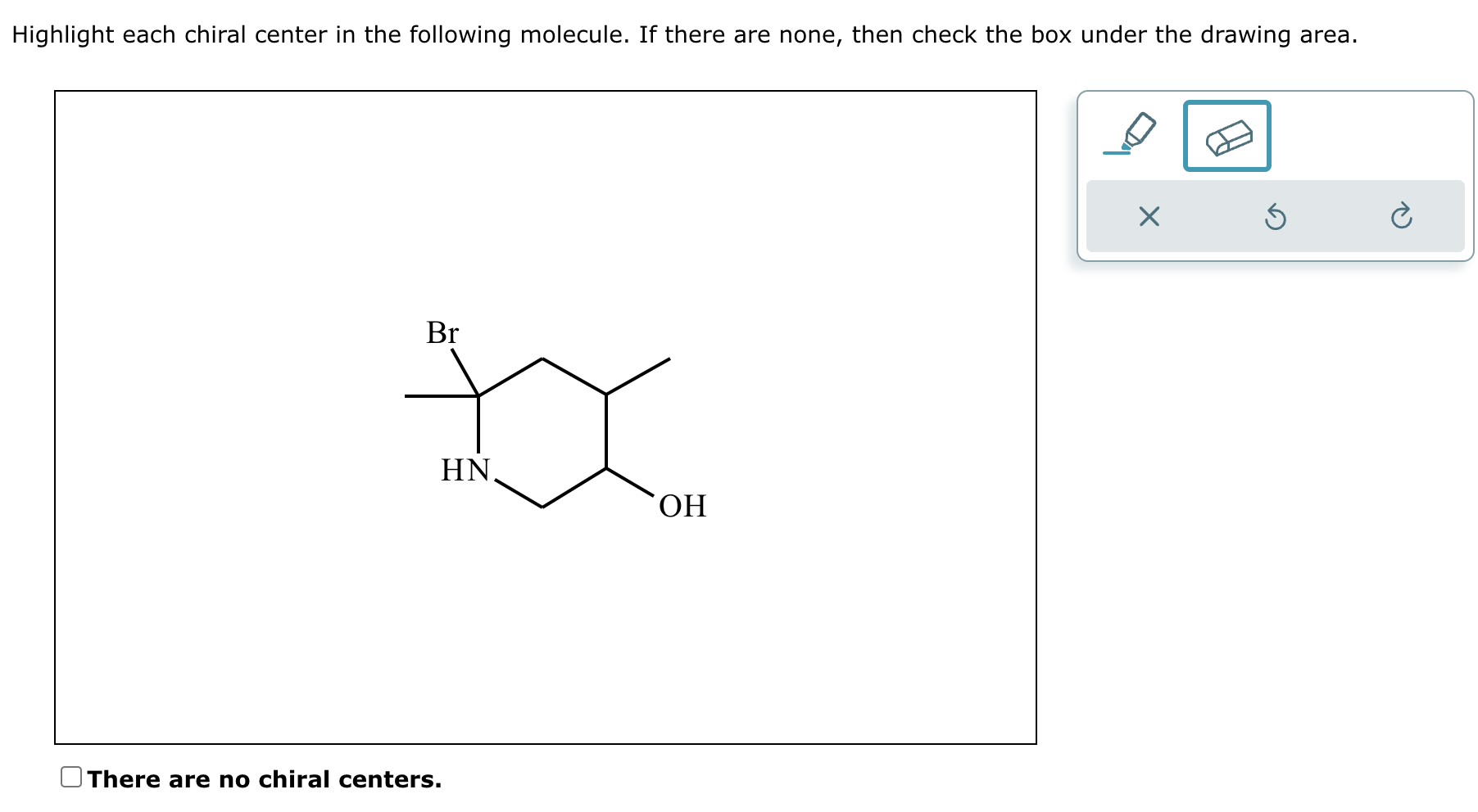 Solved Highlight each chiral center in the following | Chegg.com